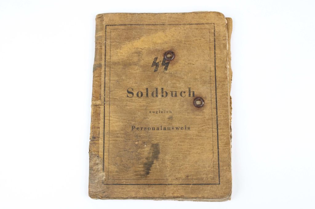 Waffen-SS Soldbuch to Arnold Krüger, 37. SS Division – fjm44