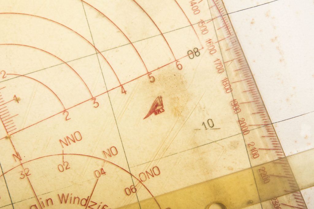 Wooden map plotting board – fjm44
