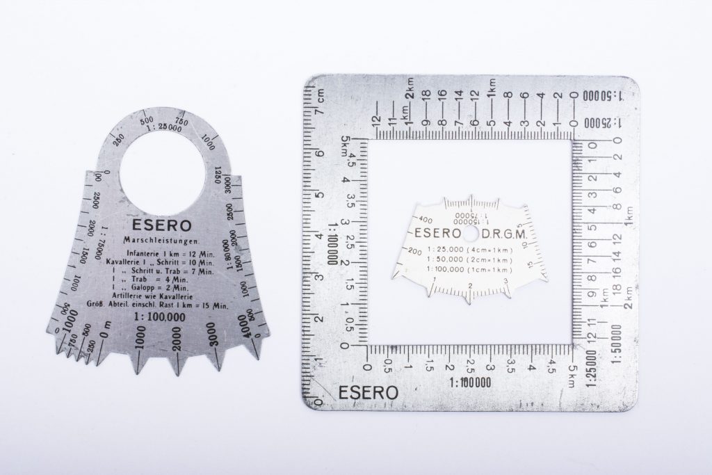Matching set of ESERO map rulers – fjm44