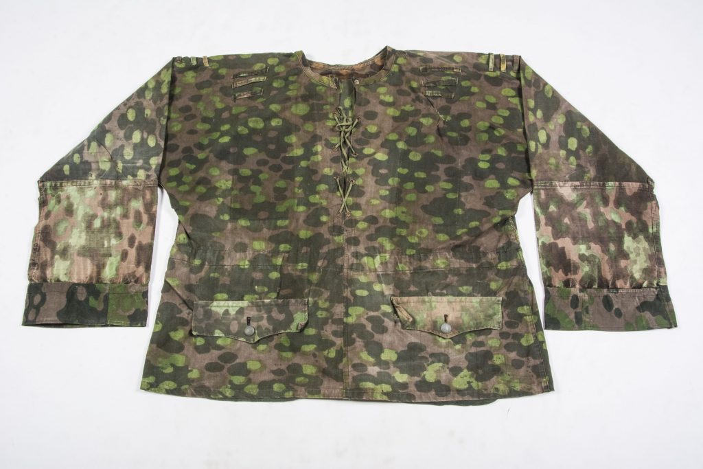 Rare published Waffen-SS M42 smock in Polyspot camouflage – fjm44