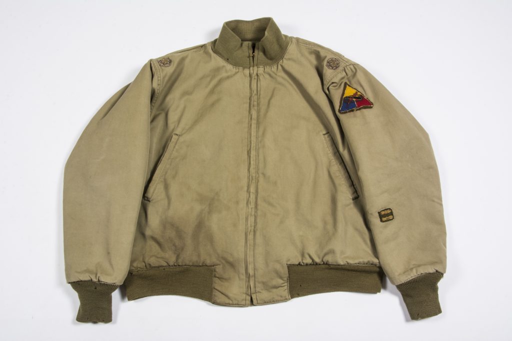 US Tanker jacket in size large with period sewn major insignia – fjm44