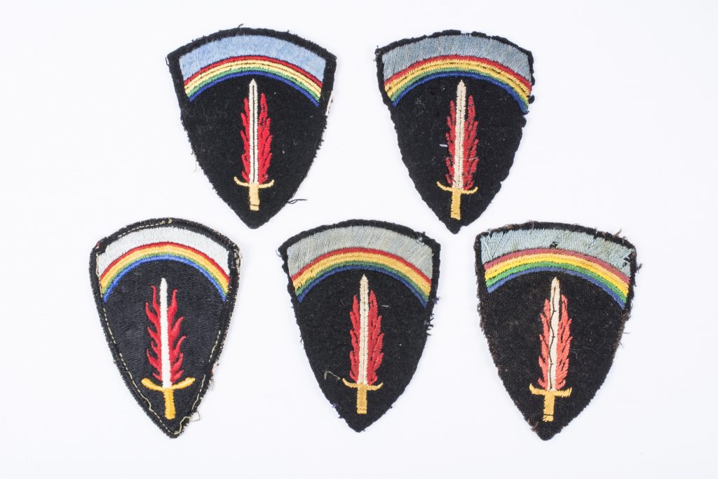 5x US SHAEF patches – different variants – fjm44