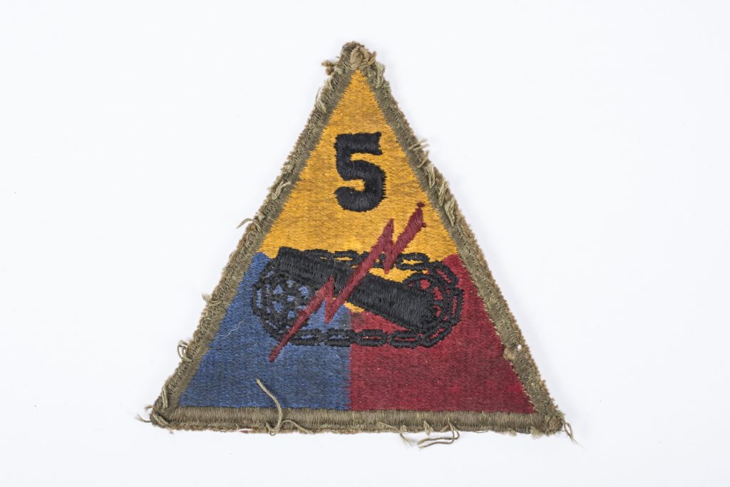 US 5th Armored division patch – Greenback – fjm44
