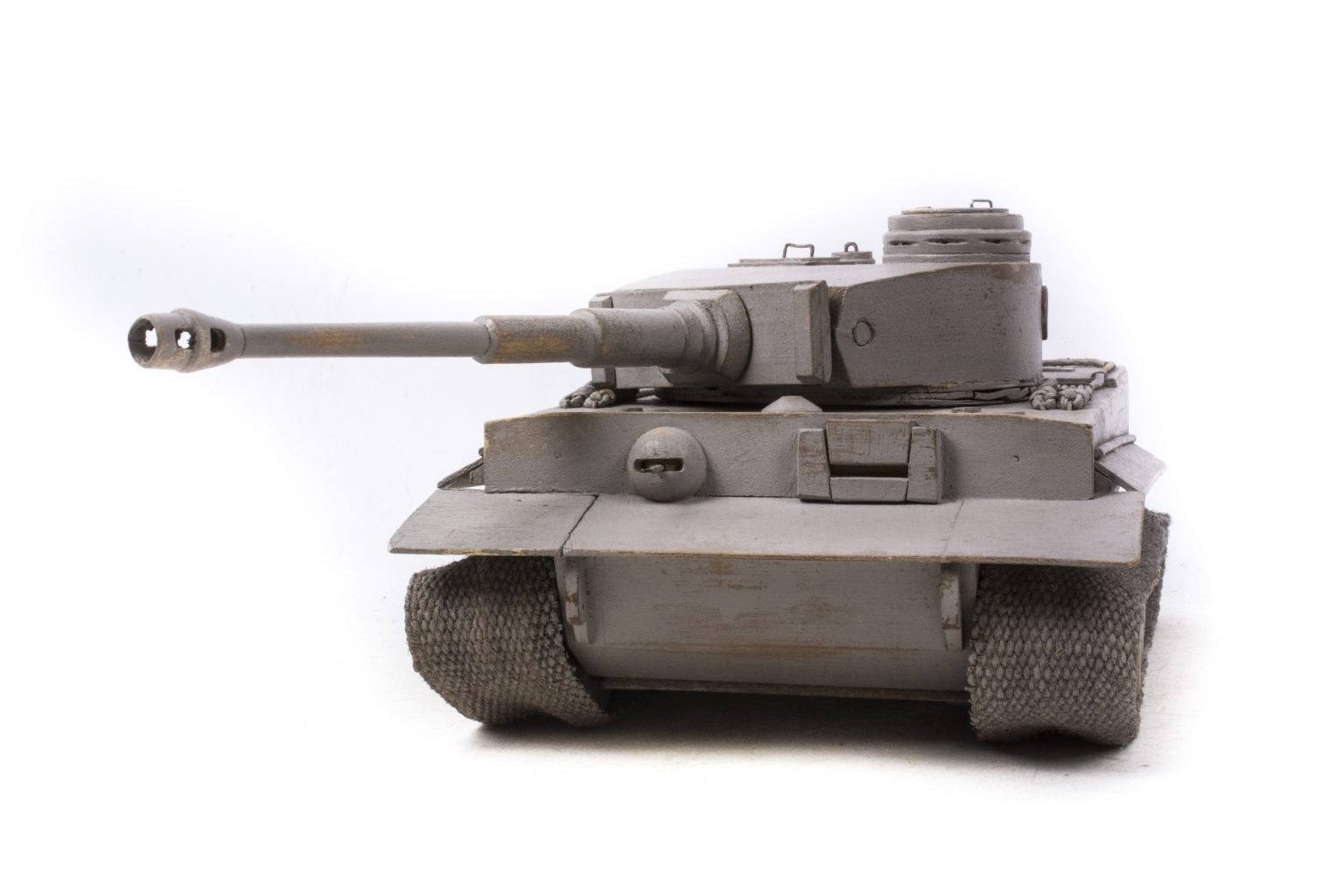 Rare period Panzer school training and recognition wooden Tiger 1 model ...
