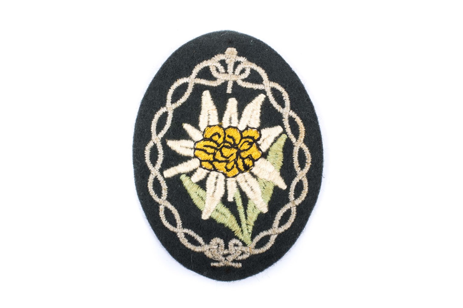 Embroided Gebirgsjäger Edelweiss insignia – fjm44