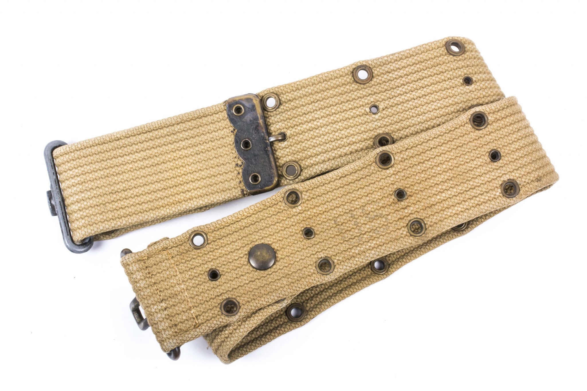 US M1936 pistol belt marked British Made 1944 – fjm44