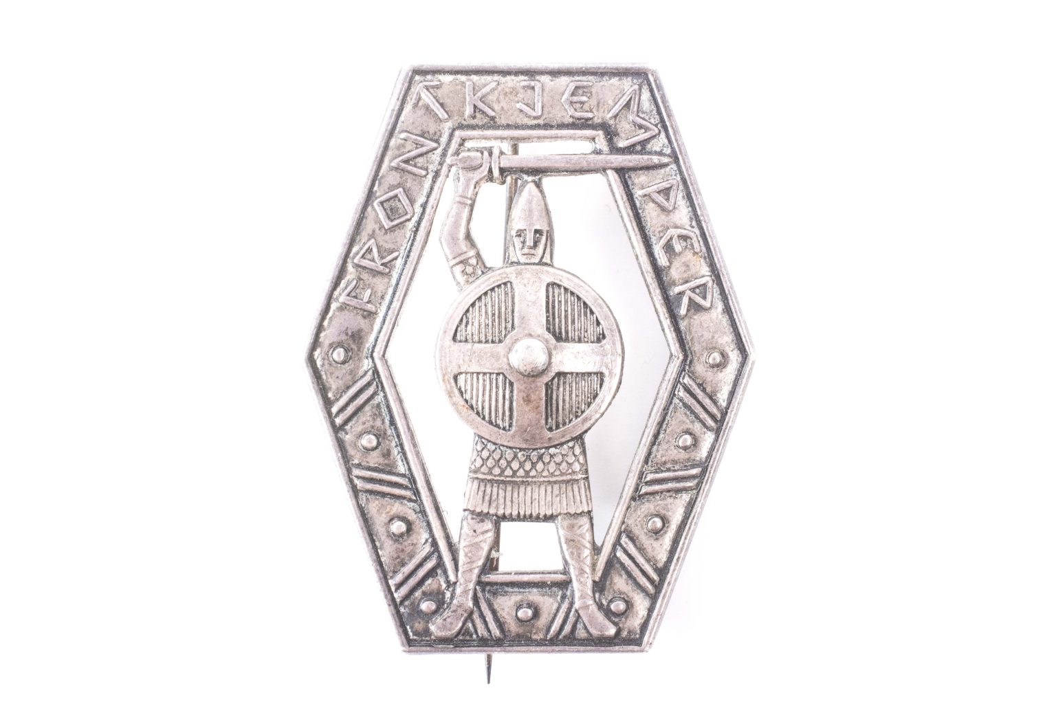 Rare Norwegian volunteer Frontkjemper badge – fjm44