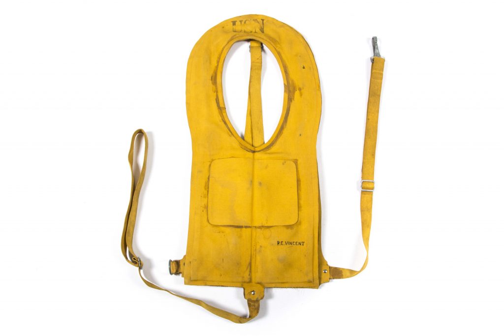US Navy Life jacket named PE Vincent – fjm44