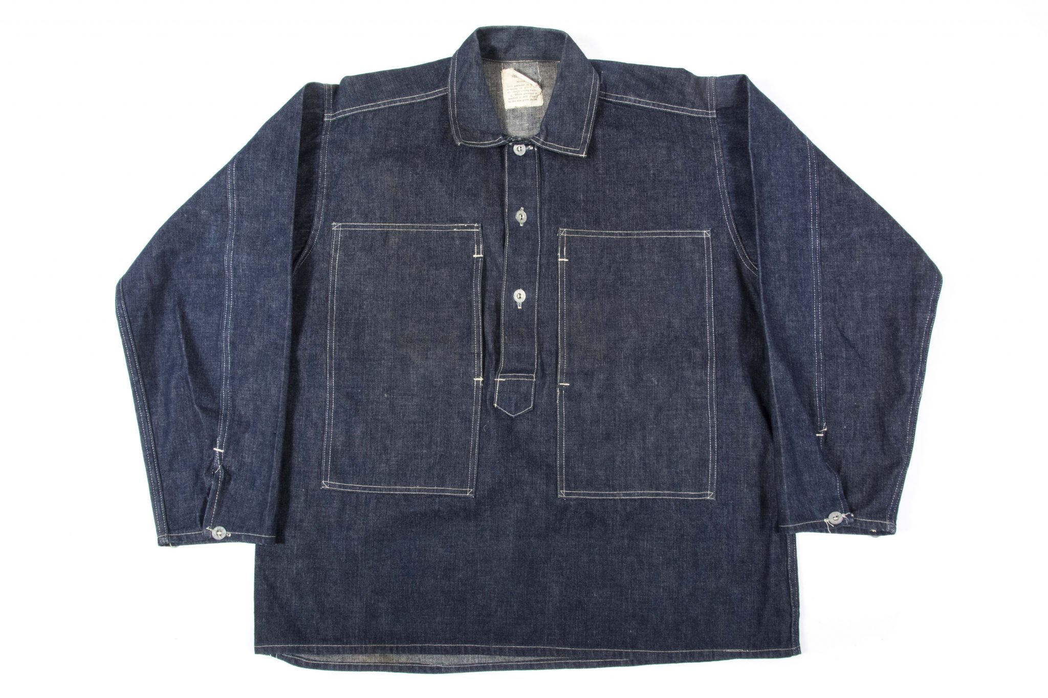 Rare original Jacket, jumper, working, Denim, Blue, QM Spec 6-125 – fjm44