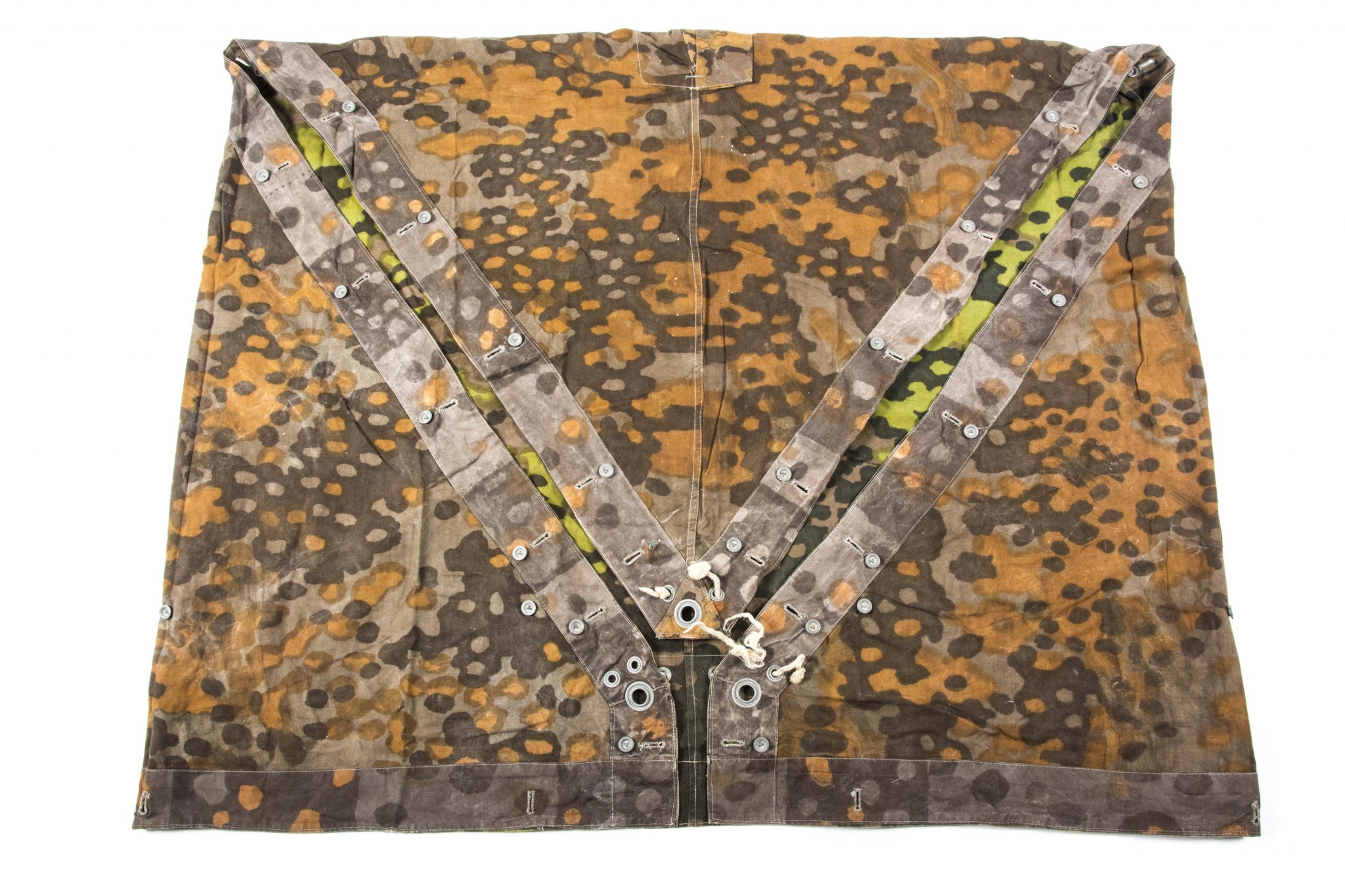 M31 Waffen-SS plane tree 1/2 handscreened Zeltbahn marked Warei Patent ...