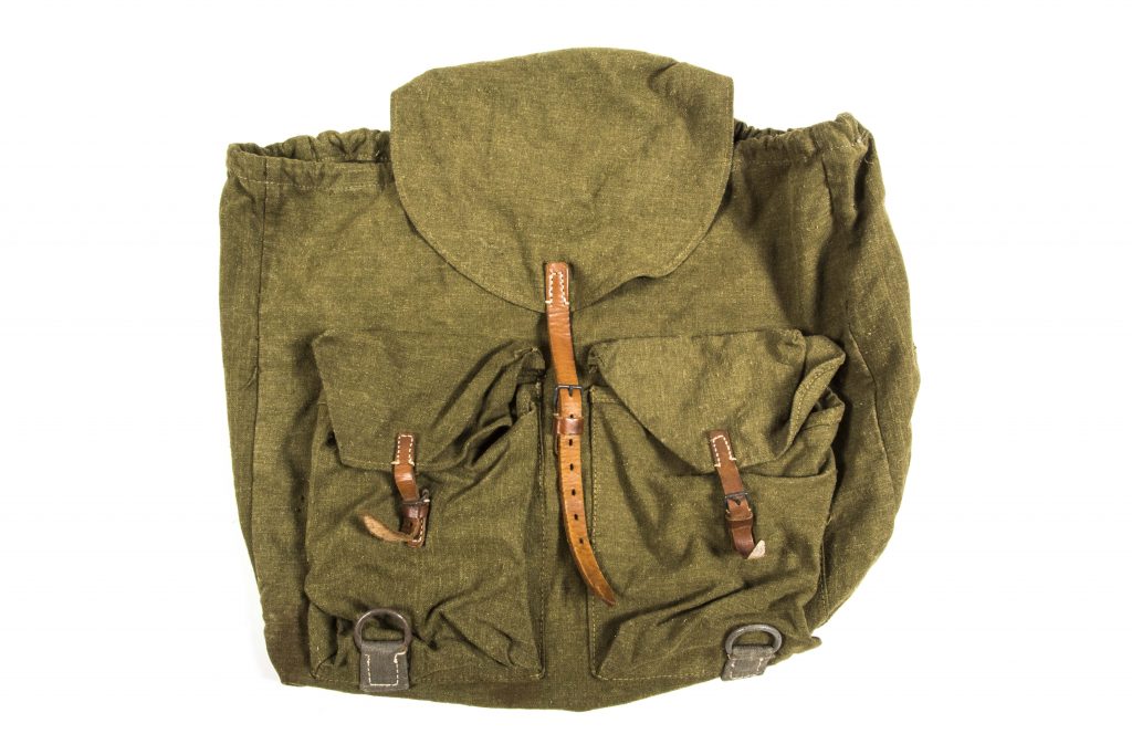 Late war Heer/Waffen-SS M31 Rucksack marked RB.-Nr. 0/0355/0018 – fjm44