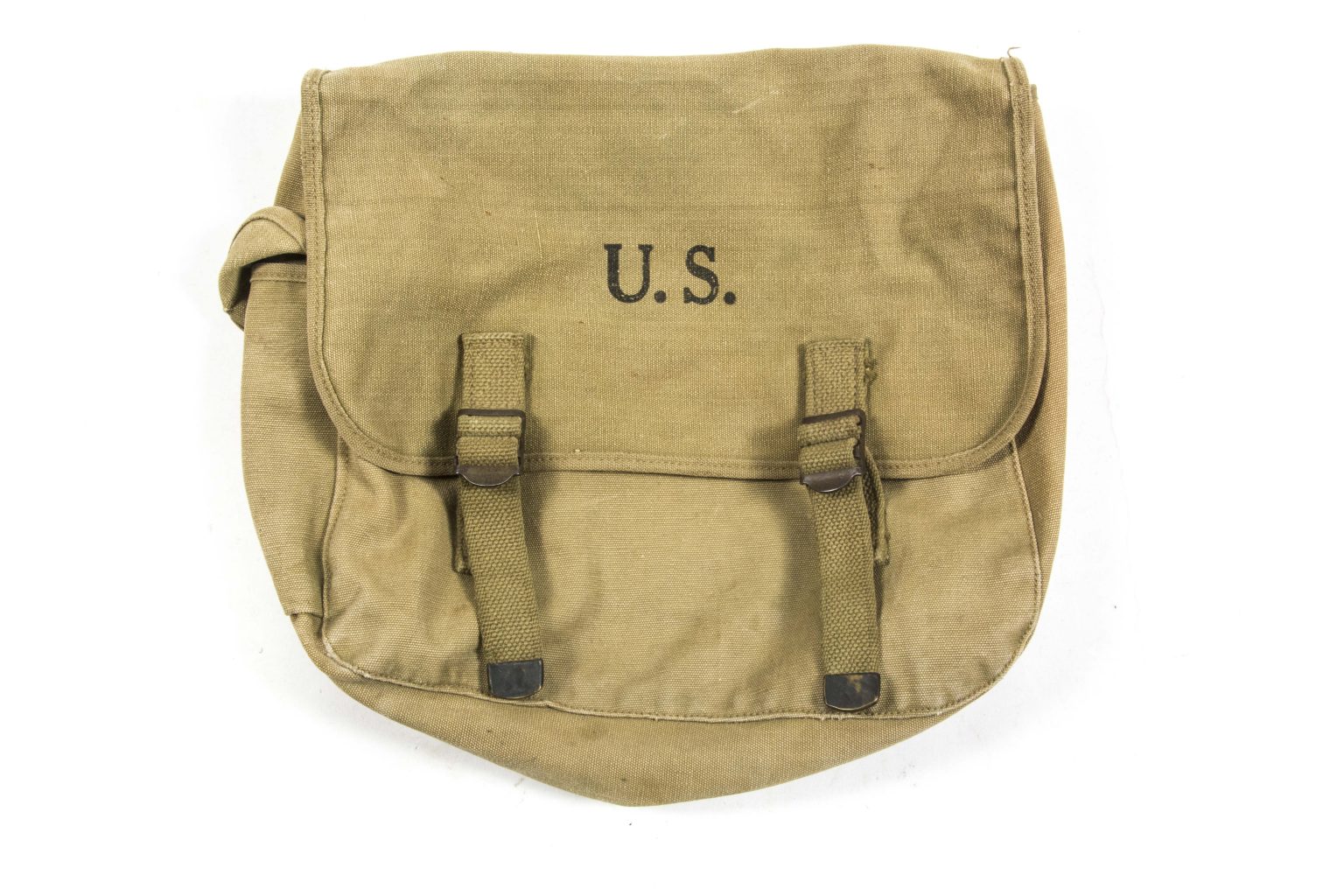 US M1936 musette bag marked THE LANGDON TENT & AWNING CO Manufactured ...