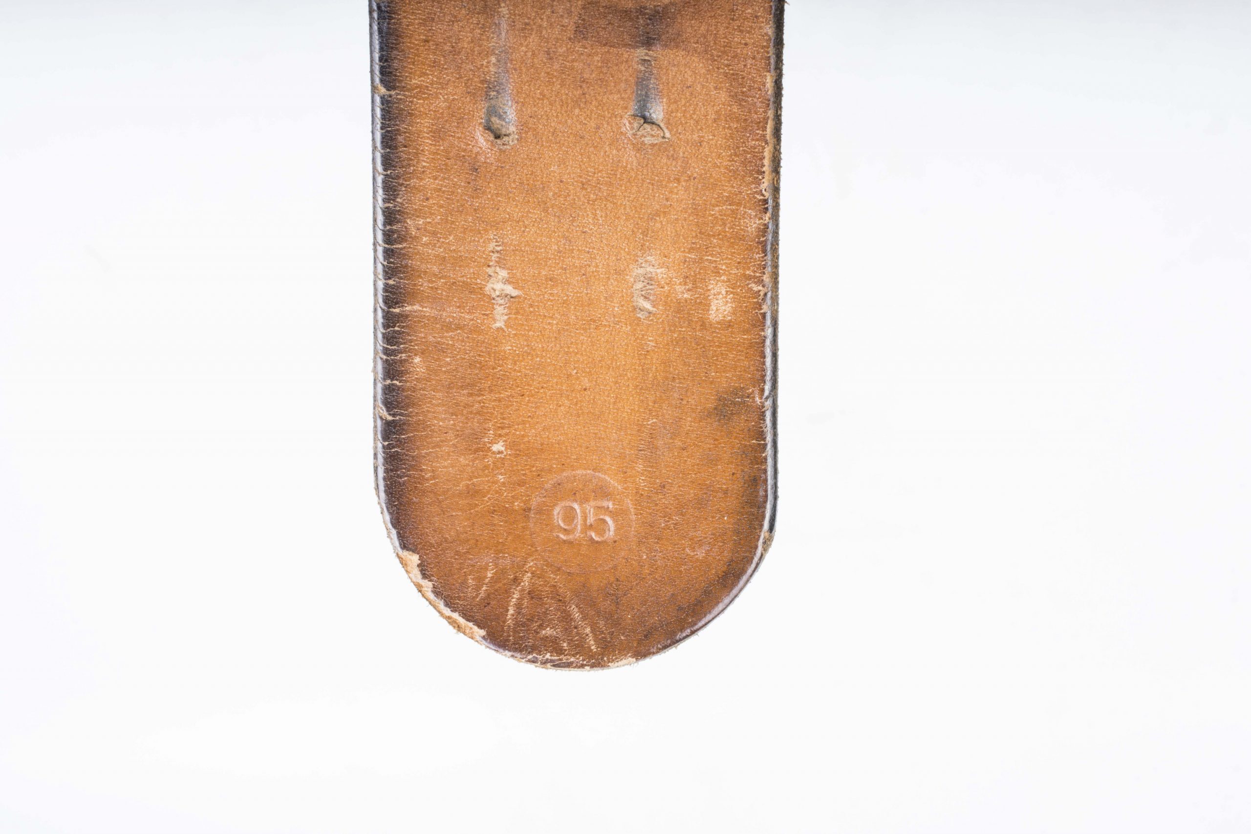 Leather Equipment Belt Size 95 Fjm44