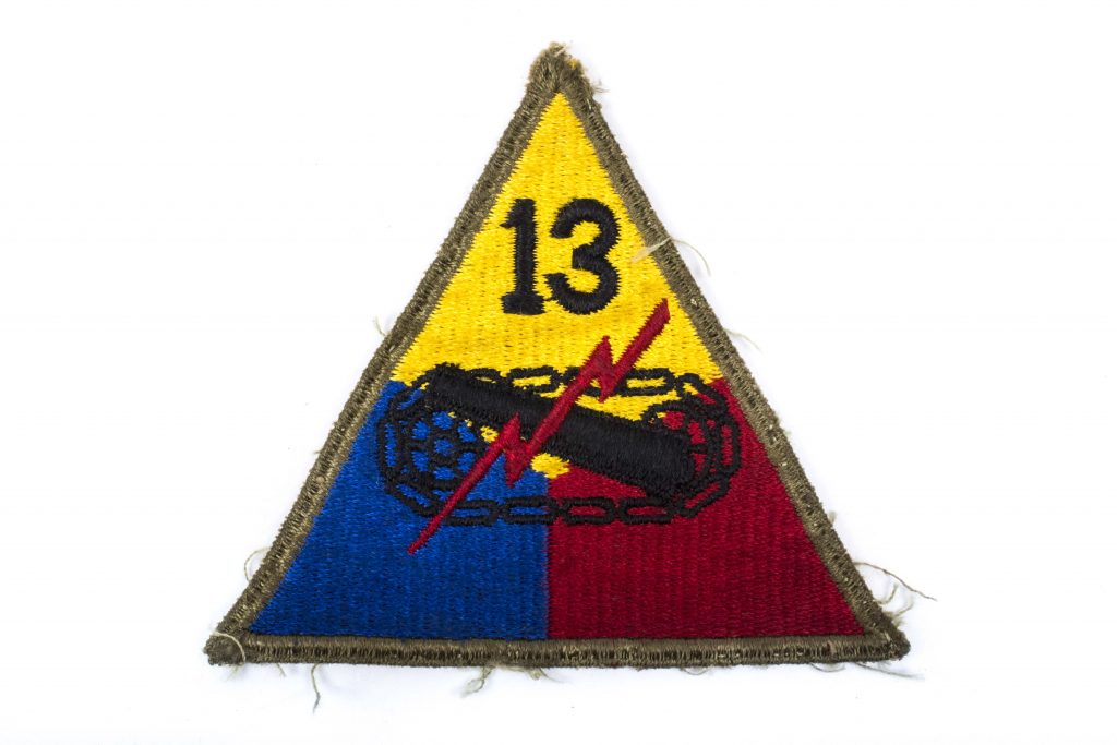 US 13th armored division patch – fjm44