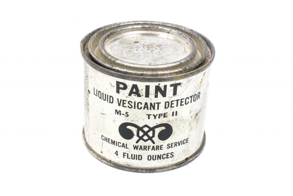 US liquid vesicant gas detection paint – fjm44