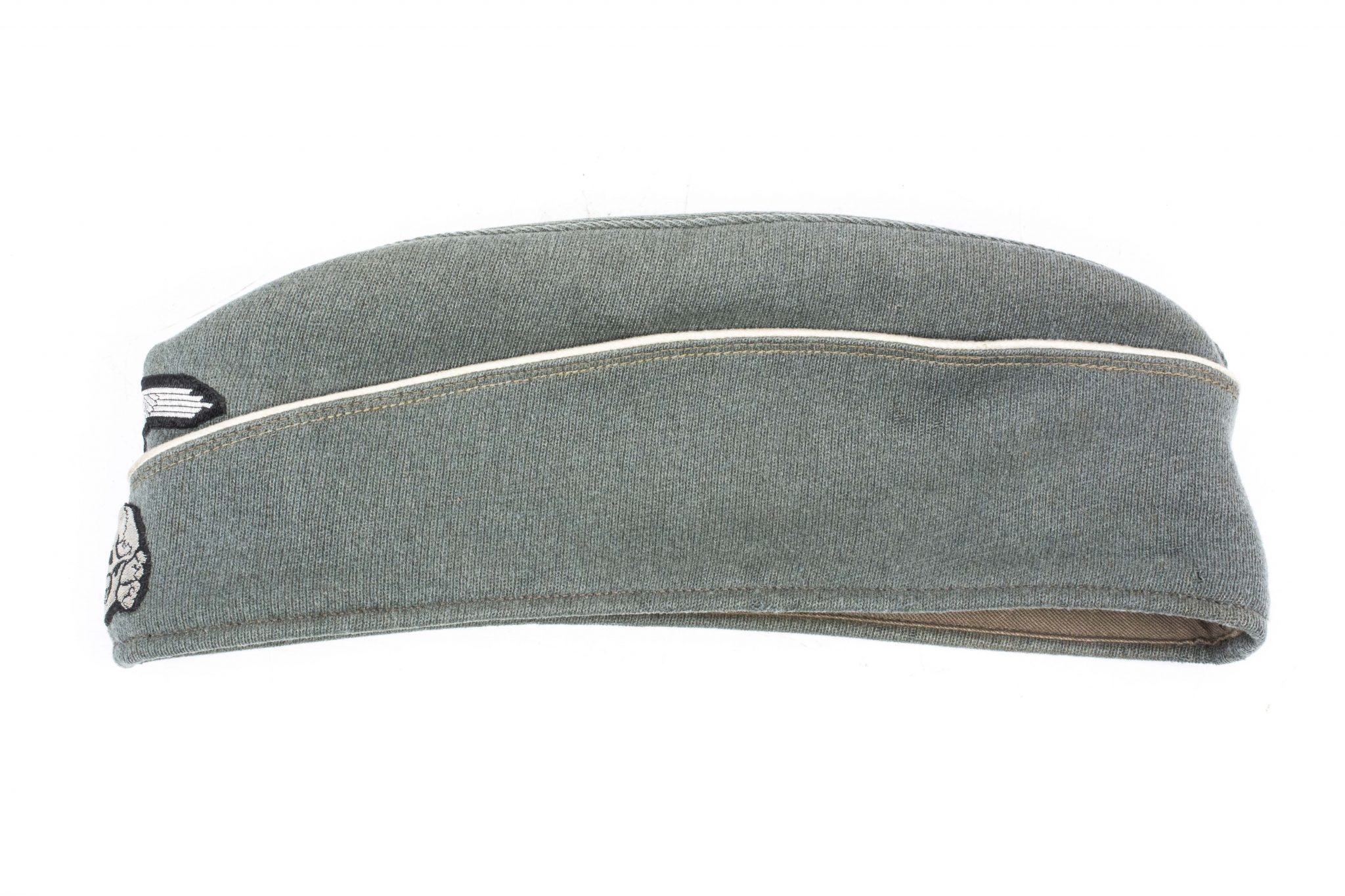 Waffen-SS officers sidecap with flatwire insignia – fjm44