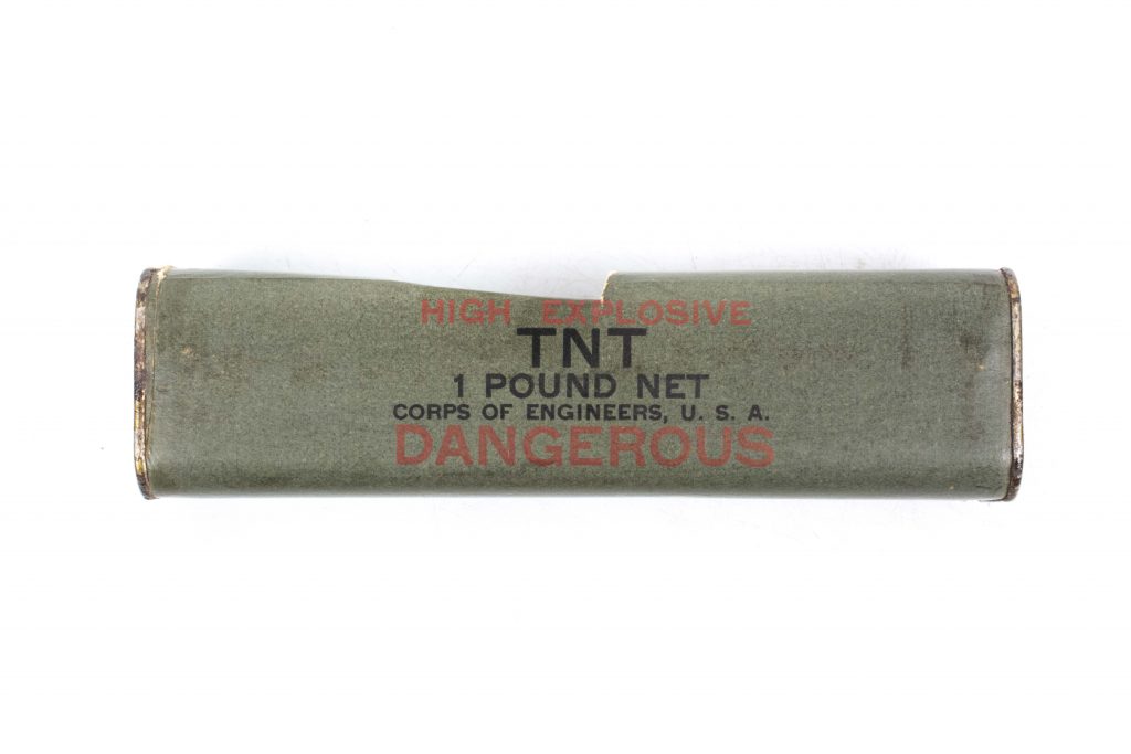 Empty cardboard TNT charge – fjm44