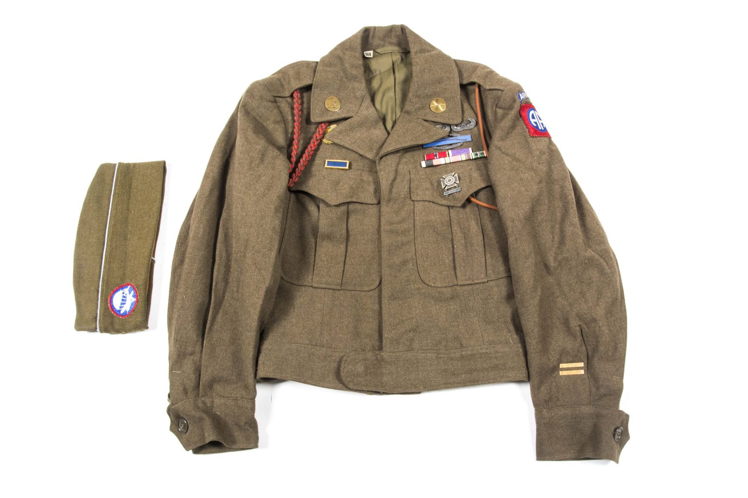 US 82nd Airborne Ike jacket grouping Frederik R. Amico 2/508th HQ – fjm44