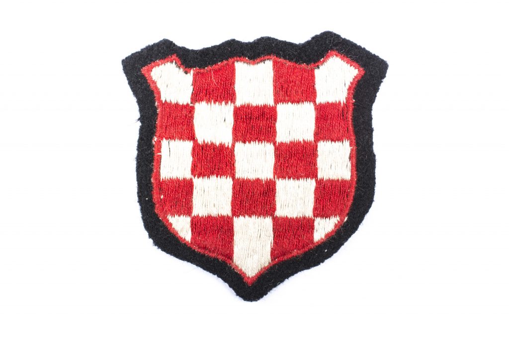 Croatian Waffen-SS volunteer sleeve shield – fjm44