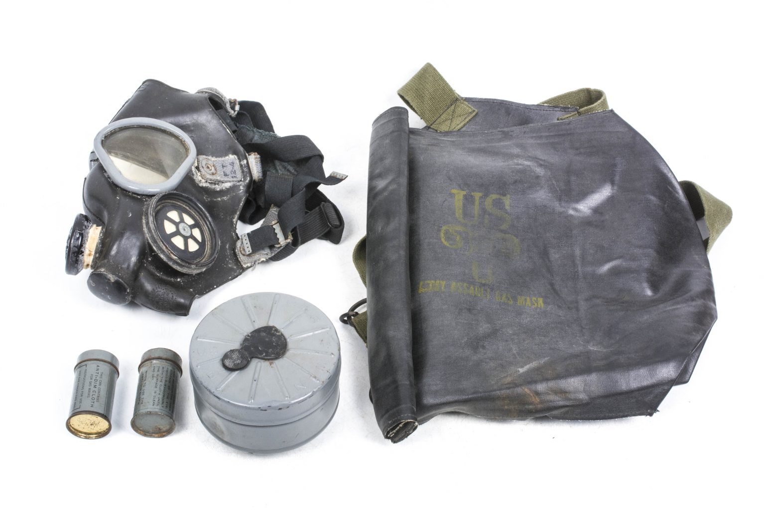 Rare US M7 army assault gas mask – fjm44