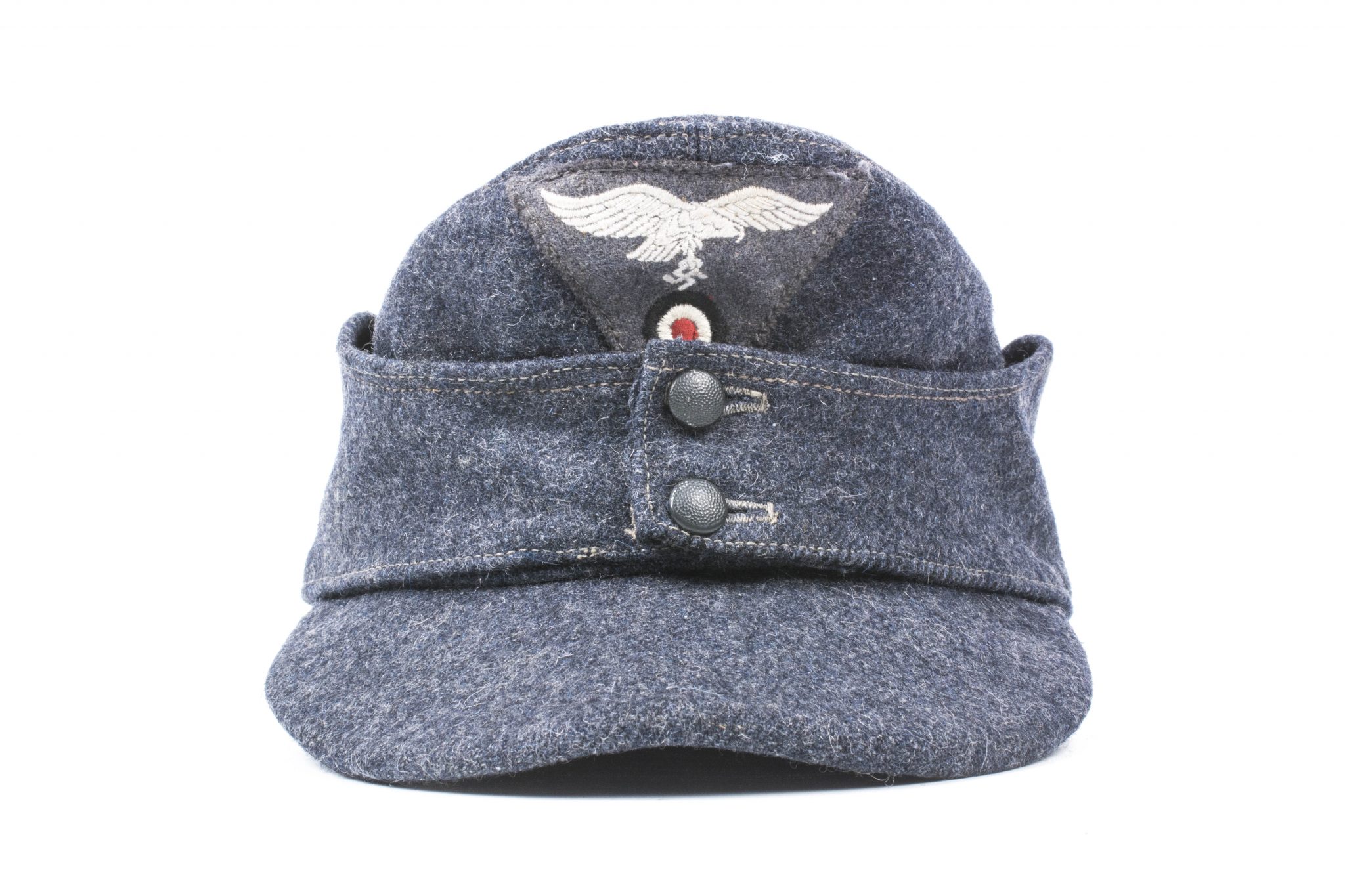 Luftwaffe M43 EM/NCO field cap marked 0/0501/0015 – fjm44