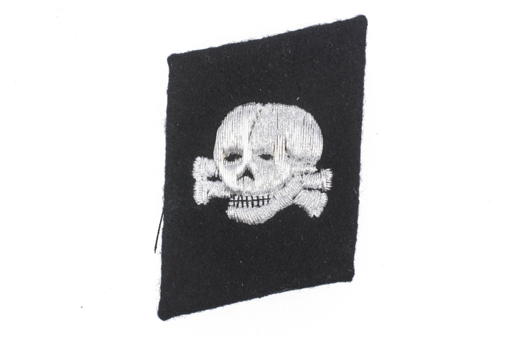 Rare Vertical Waffen SS Officer Bullion Collar Tab 3 SS Panzer rare-vertical-waffen-ss-officer-bullion-collar-tab-3-ss-panzer