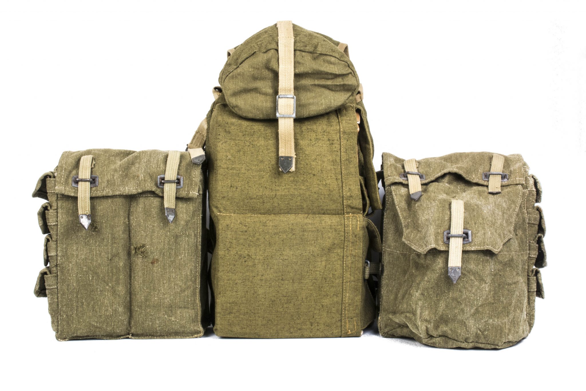 Complete Pioneer side pouches and rucksack – fjm44