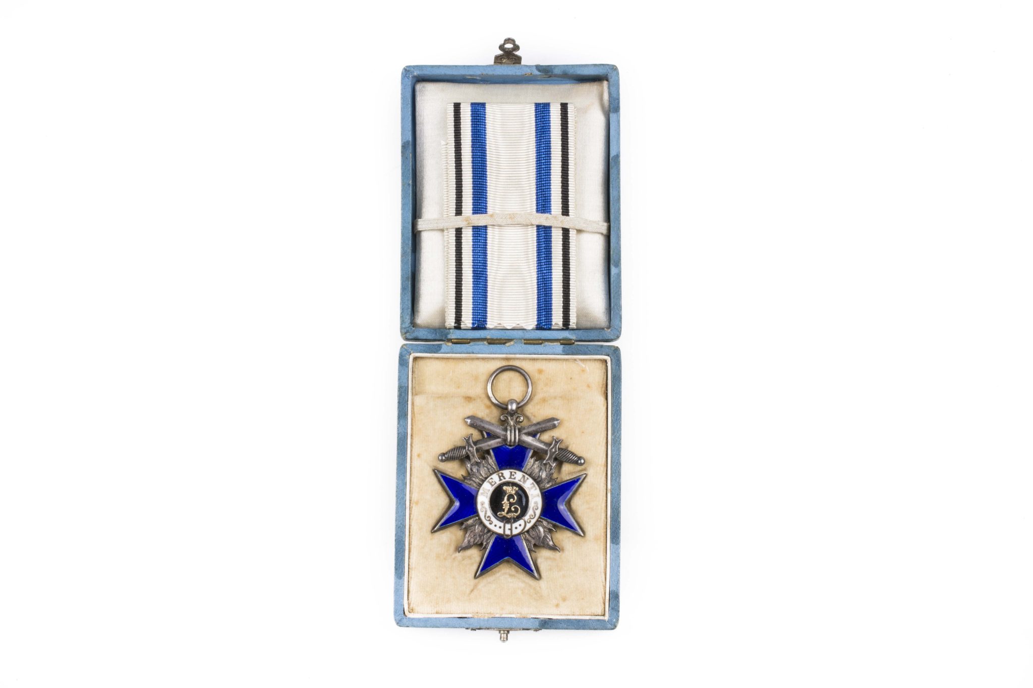 Cased imperial Bavarian Order of Military Merit 4th Class with Swords ...