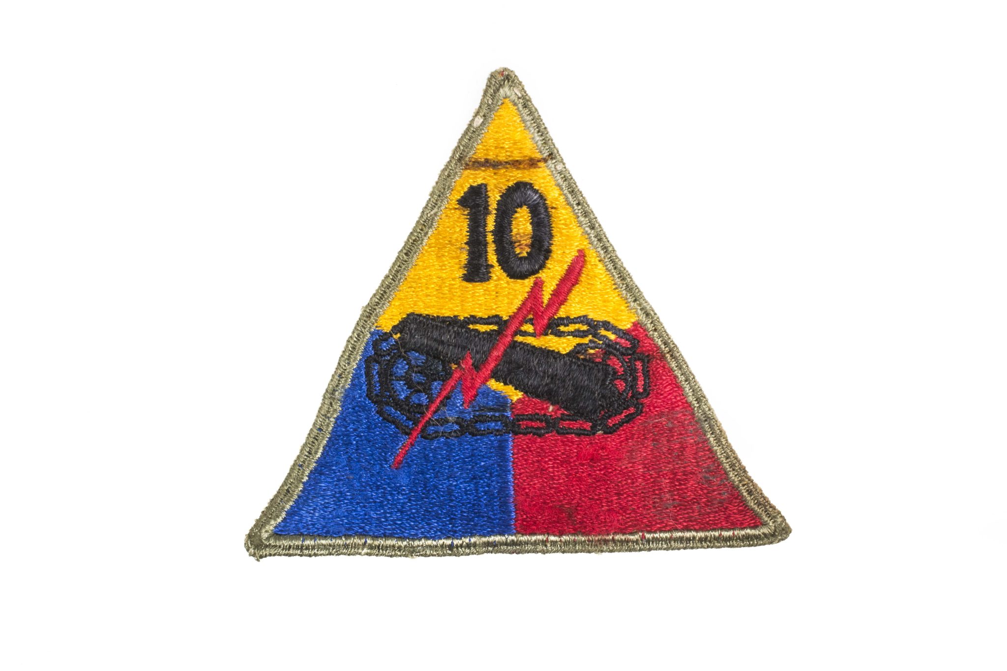 US tenth armored division patch – greenback – fjm44