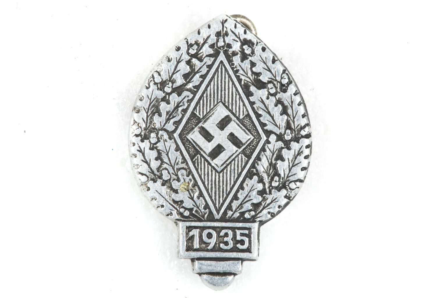 Hitlerjugend badge 1935 marked Fr. Zimmermann – fjm44