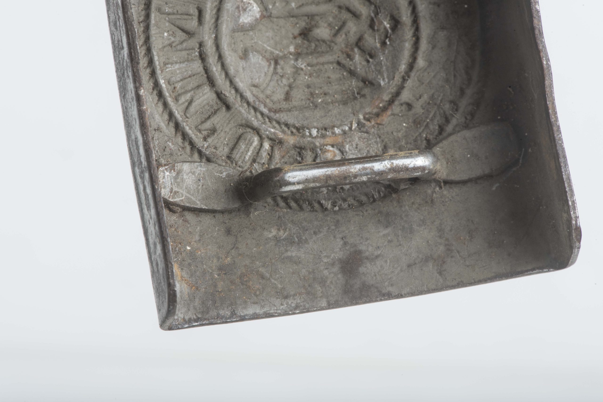 Tabbed Steel Heer belt buckle marked Bruder Schneider 1940 – fjm44