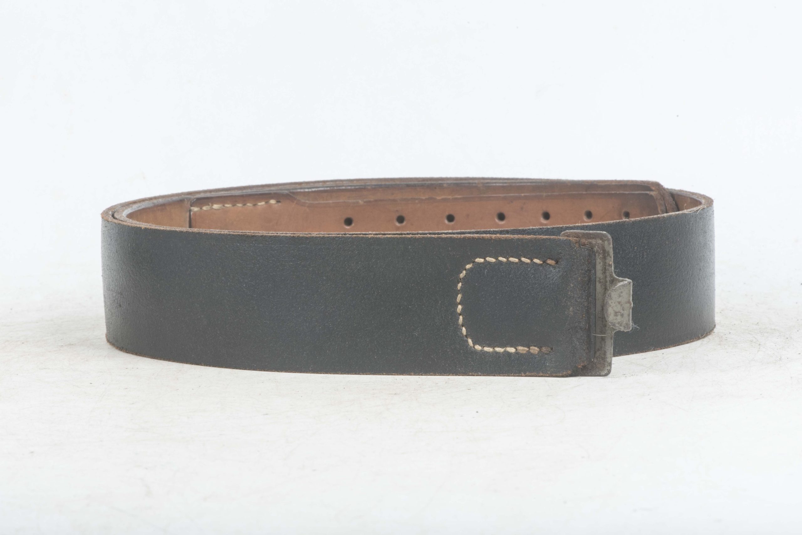 Unissued Luftwaffe EM / NCO equipment belt marked Gustav Vogel ...