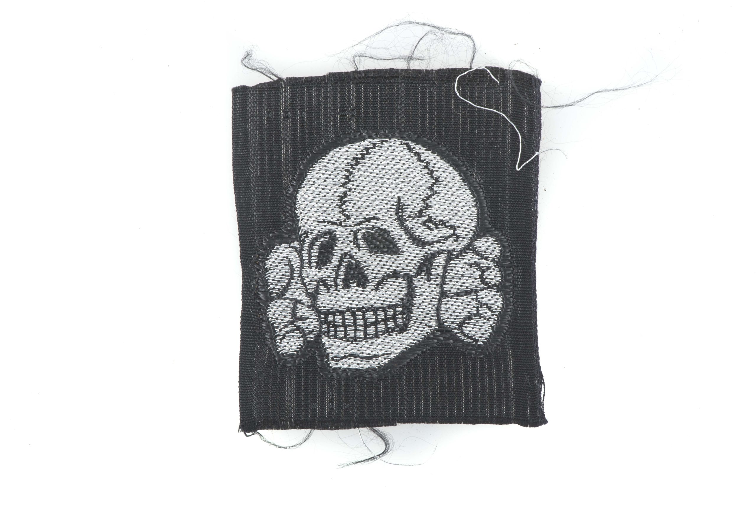 Waffen-SS officer flatwire BeVo cap skull – fjm44