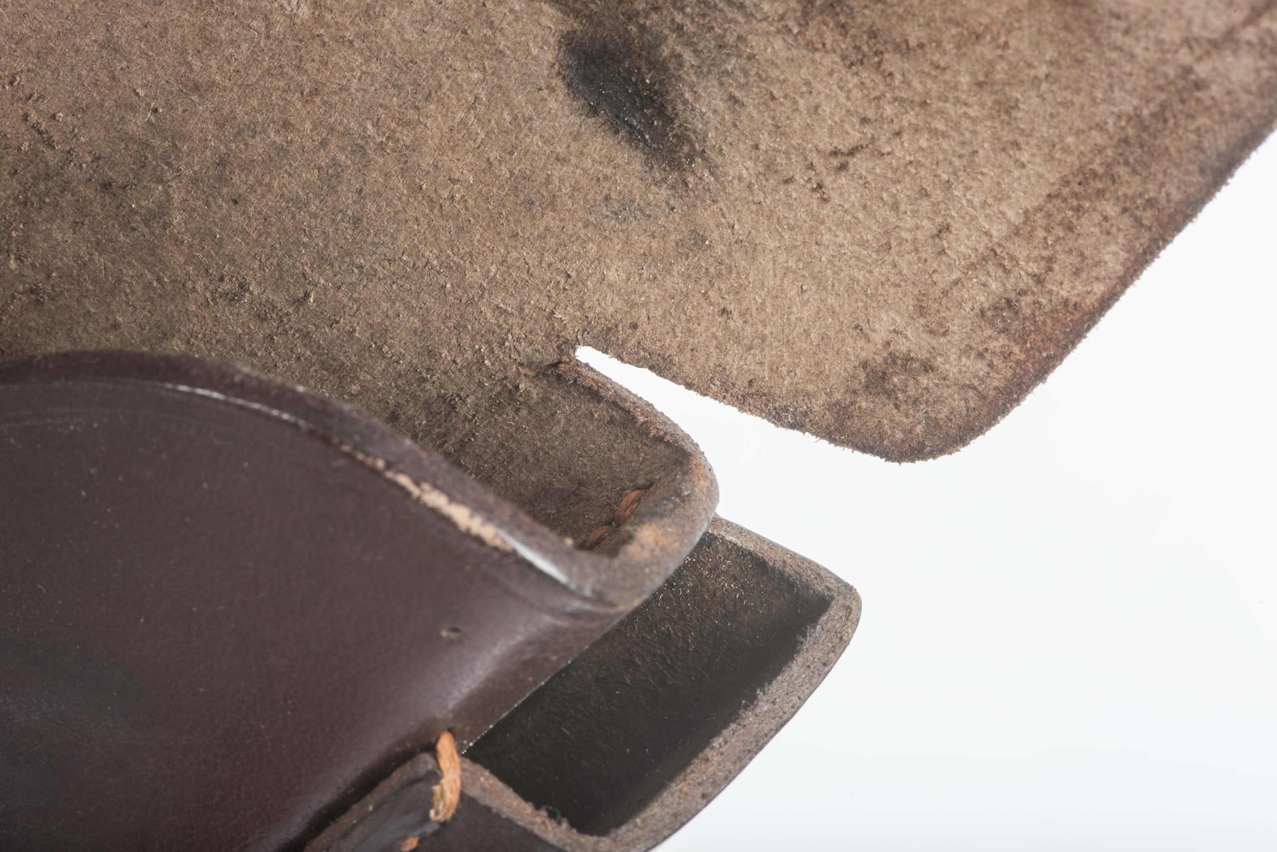 Textbook chocolate brown Luftwaffe issue FN 1922 holster – fjm44